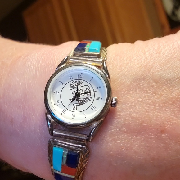Accessories | Vintage Sterling Silver Turquoise Watch | Poshmark